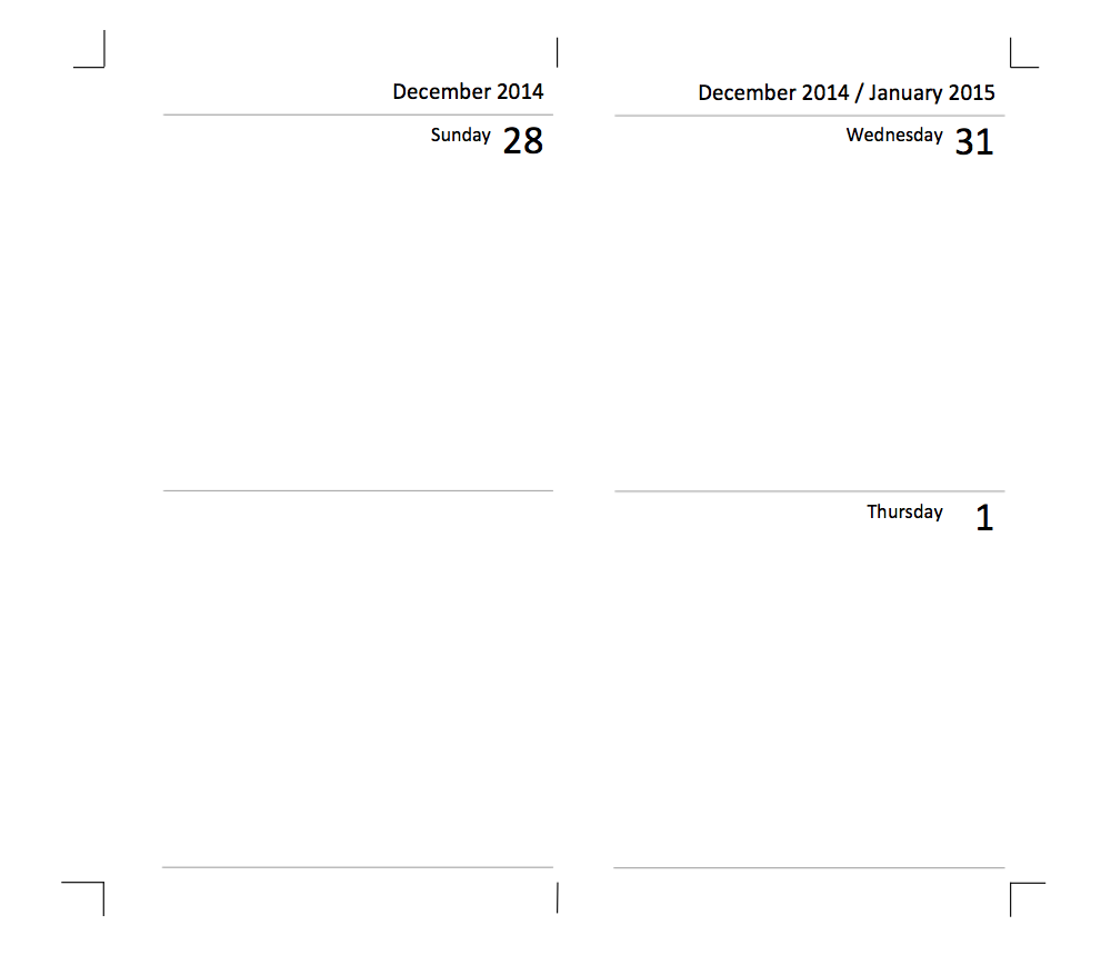 Philofaxy: Diary Inserts 2020